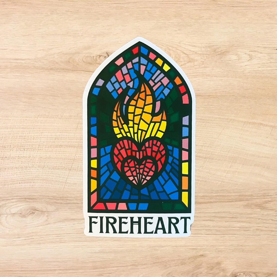 Fireheart Throne of Glass Sticker, Sarah J Maas Quote Sticker, Bookish ...