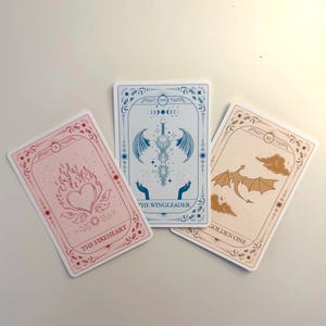 Throne of Glass Sticker, Fireheart Tarot Card Sticker, Sarah J Maas ...