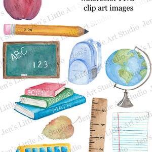 Back to School Clipart Commercial Use, First Day of School Clip Art for ...