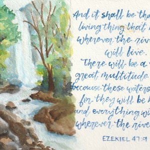 Watercolor Bible - Etsy