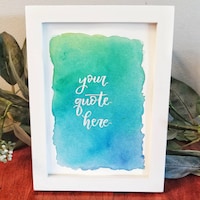 Original Watercolor Poem Print - Etsy