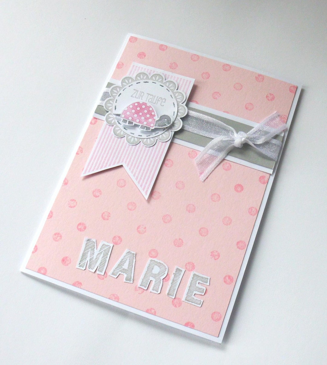 Money Gift Card for Baptism With Names Inside Very Elaborate - Etsy