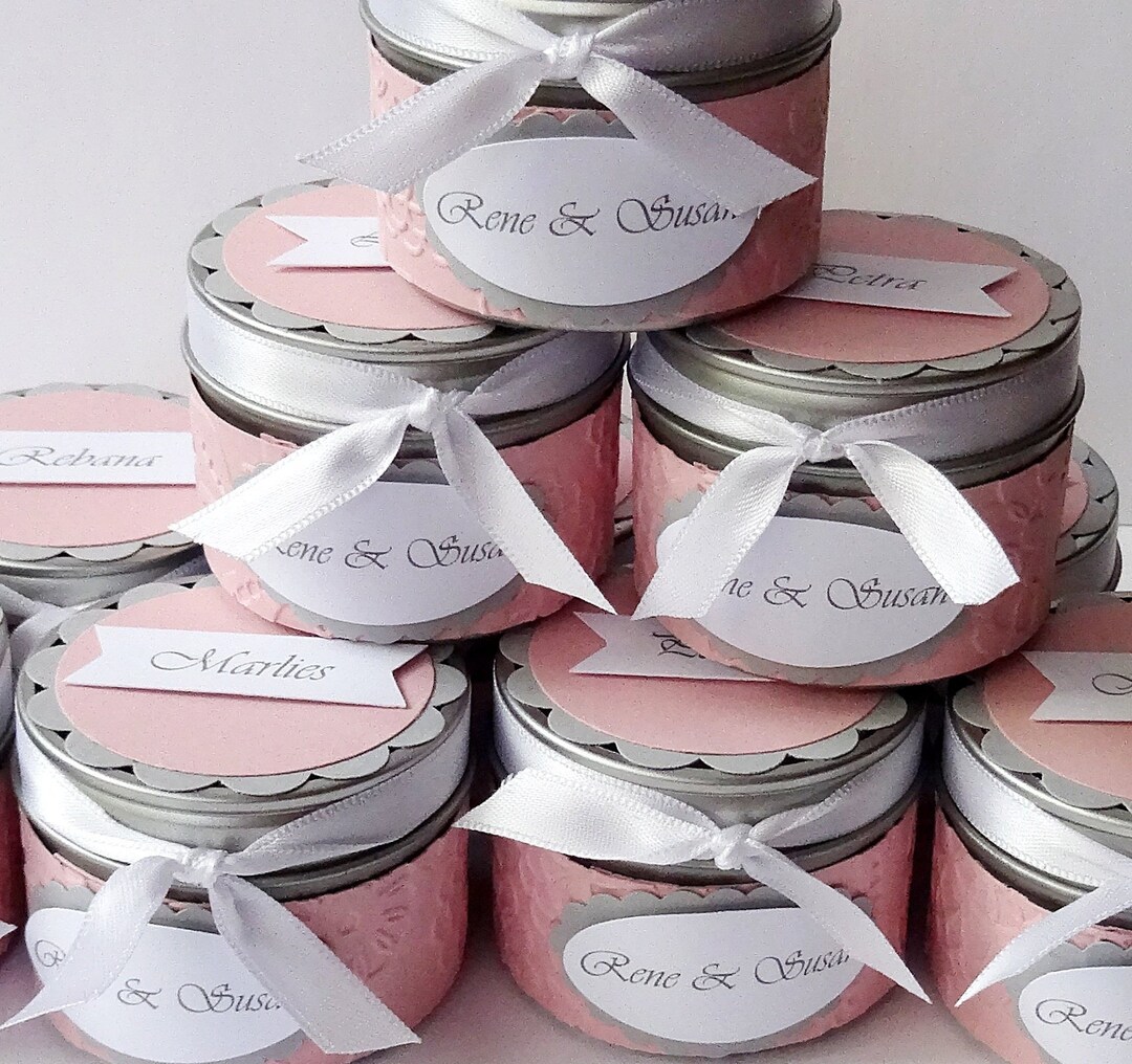 Guest Gift, Name Tag, Placeholder, Cans, Wedding 10 Set - Etsy