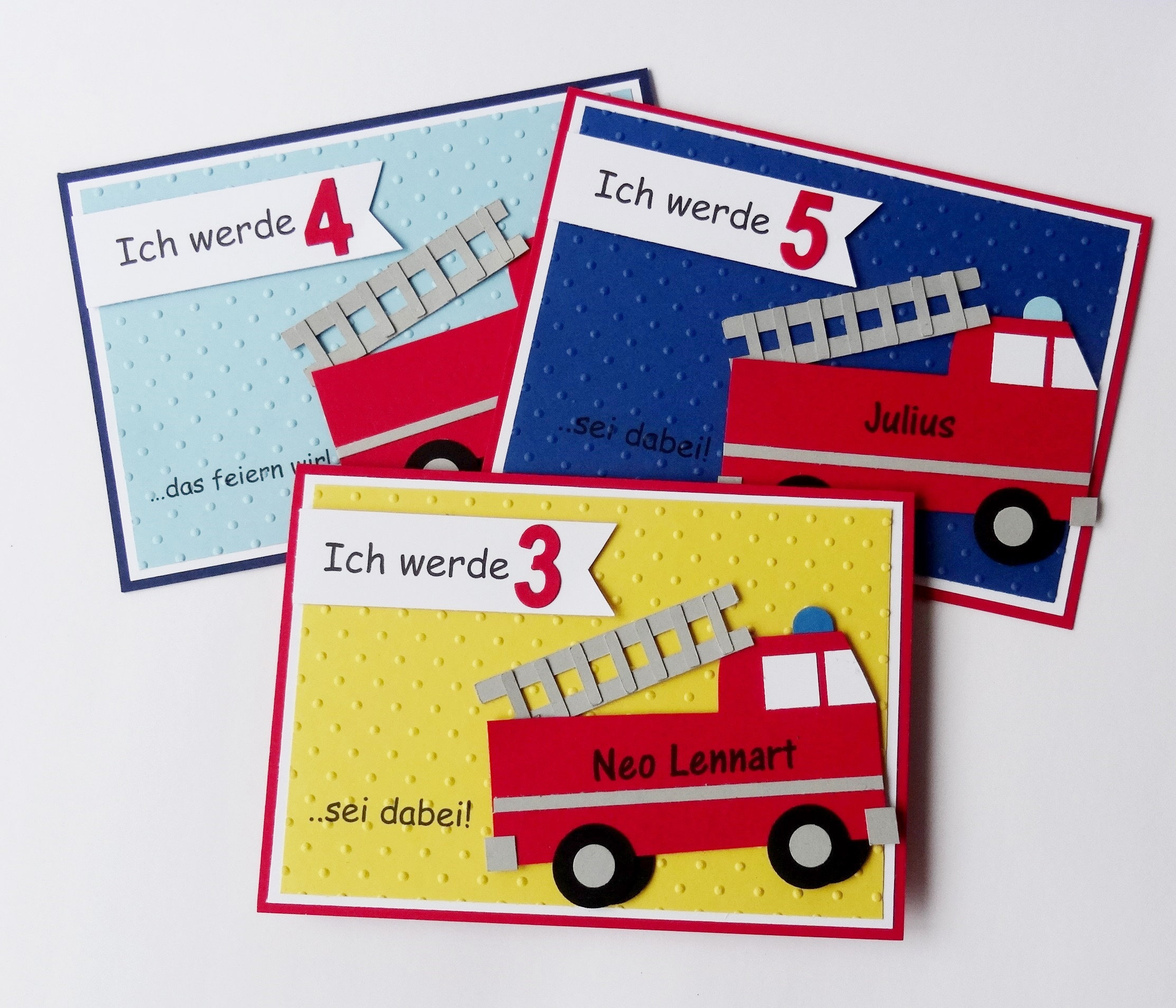 Einladung Kindergeburtstag Basteln Feuerwehr
