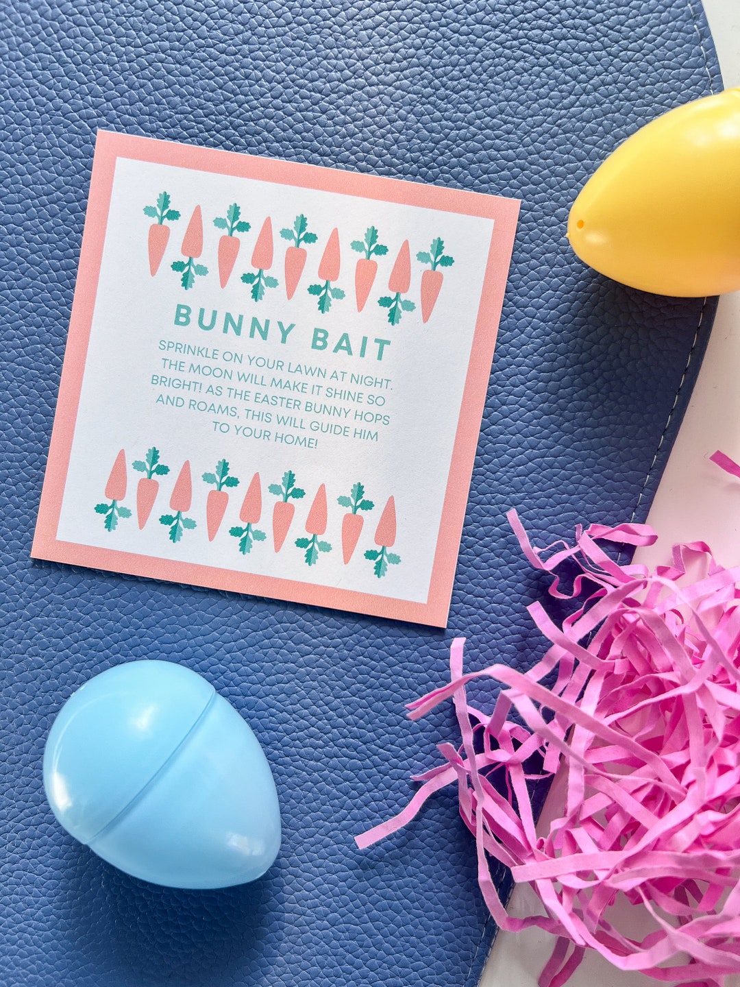 Easter Bunny Bait Printable Tag, Bunny Food Tag, Easter Craft, Easter ...