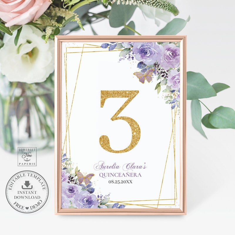 Table Number Cards - Etsy