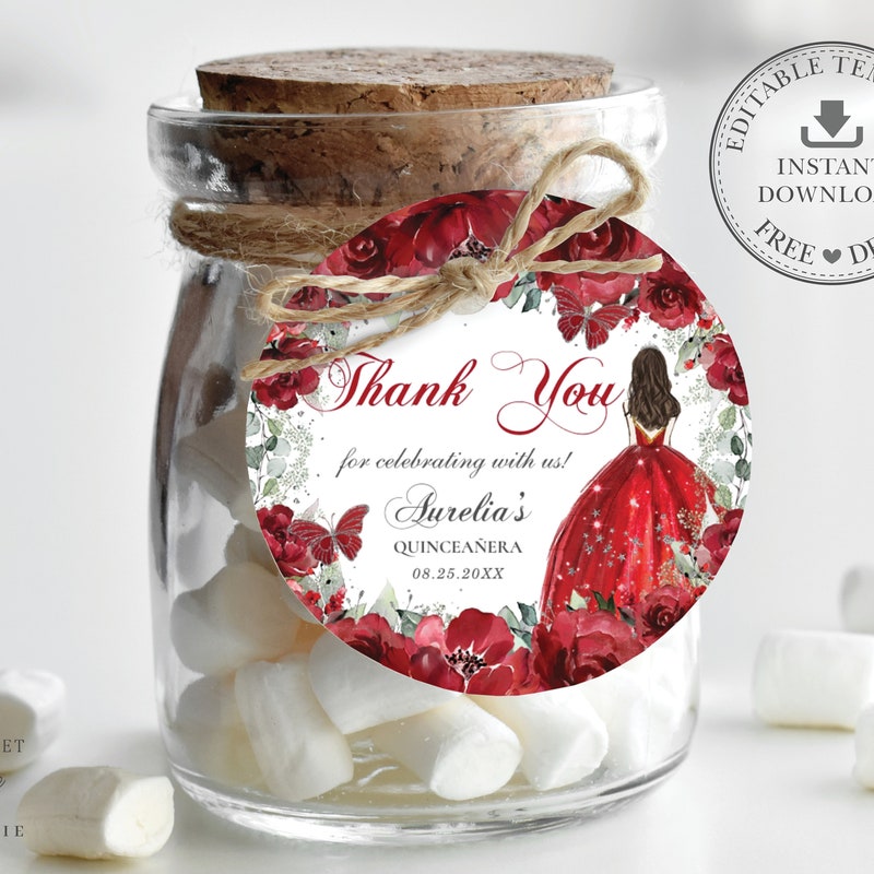 Red Quinceanera Ball Gown - Etsy