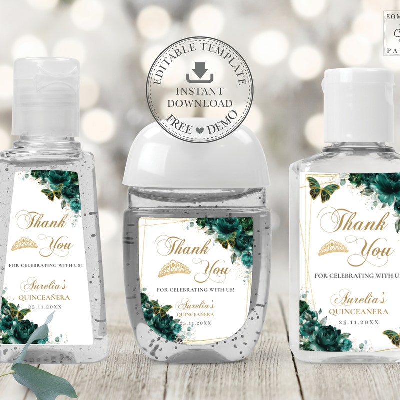 Hand Sanitzer Labels - Etsy