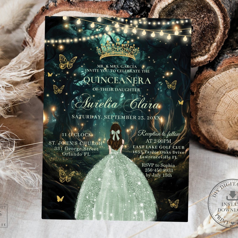 Enchanted Forest Template - Etsy