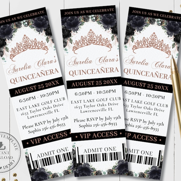 Vip Ticket Invitation - Etsy
