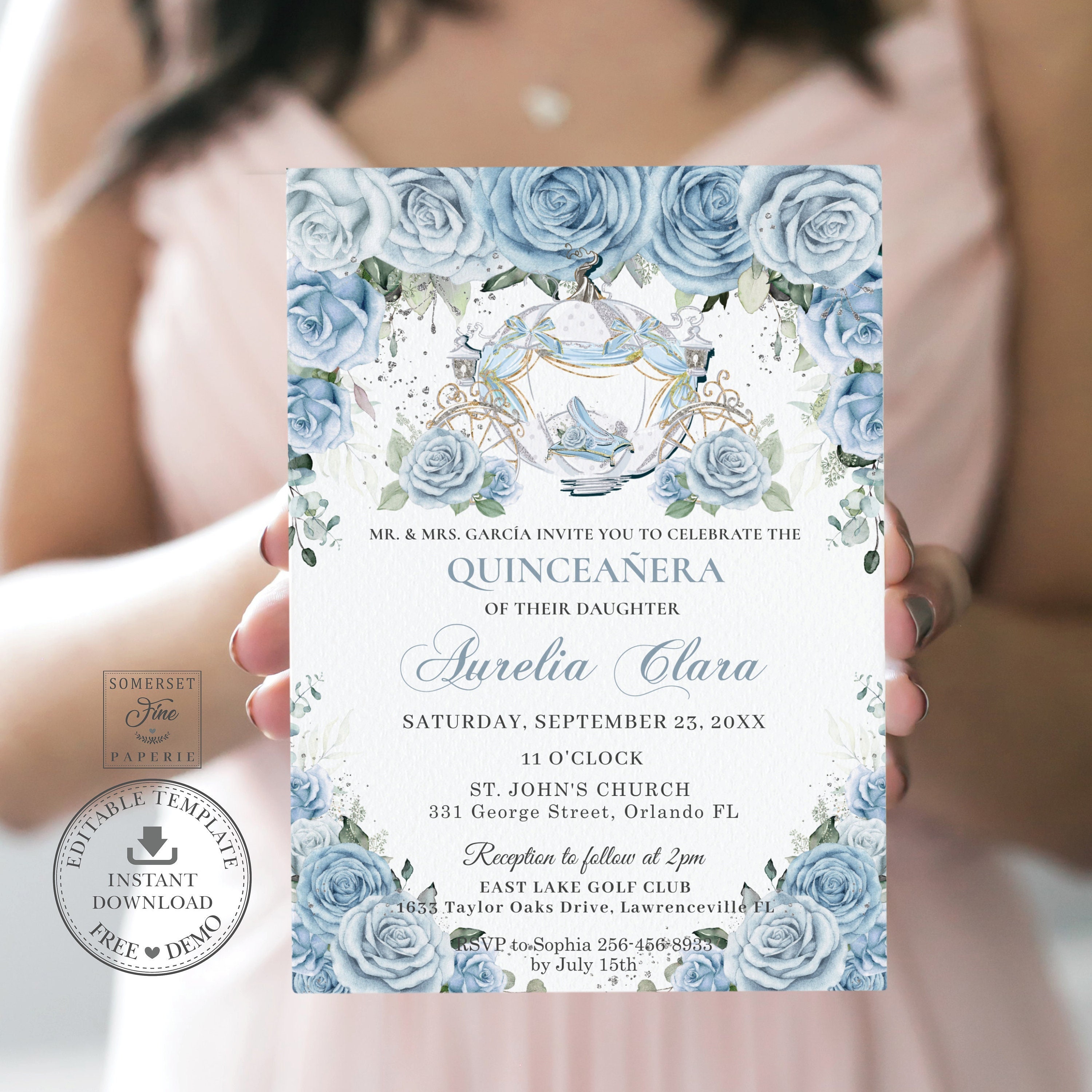 Quinceanera Invitations In A Tube