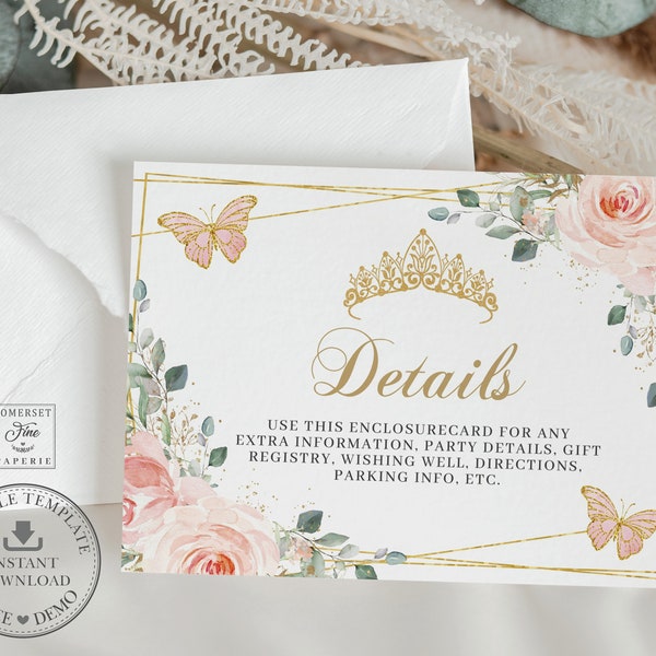 Quince Details Card - Etsy