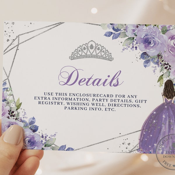 Quince Details Card - Etsy