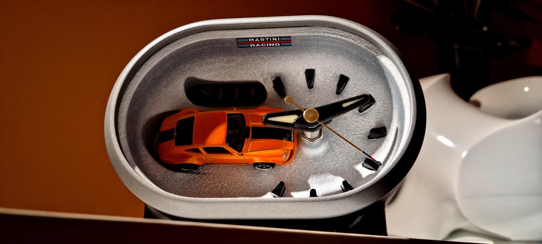 Porsche Desk Clock With Collectible Hot Wheels 911 - Etsy