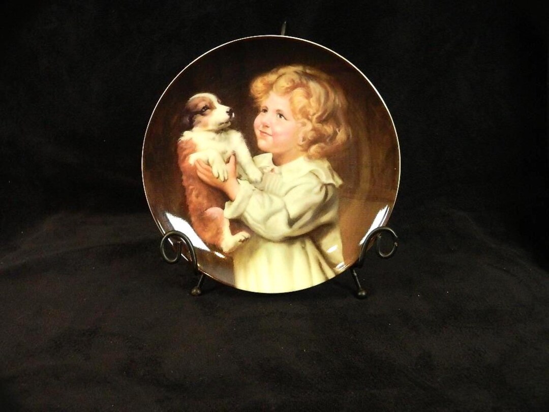 Vintage Sandra Kuck "golden Afternoon" Collector Plate - Reco Barefoot ...