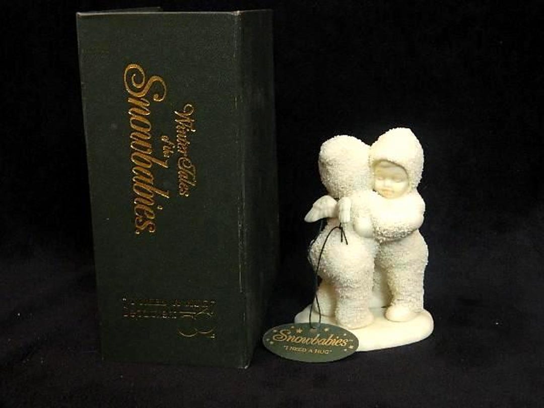 Snowbabies 'I Need a Hug' Porcelain Figurine - Cute Collectible Winter ...