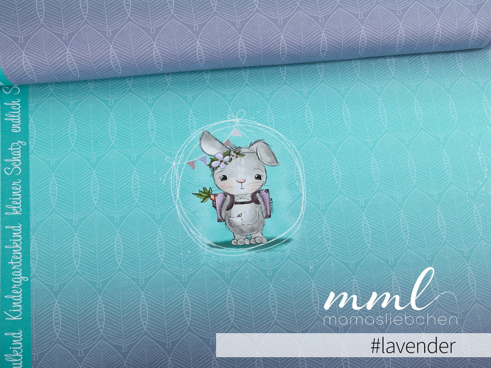 Jersey-Stoff Hase Häschen Schule Einschulung Hasenschule | Etsy