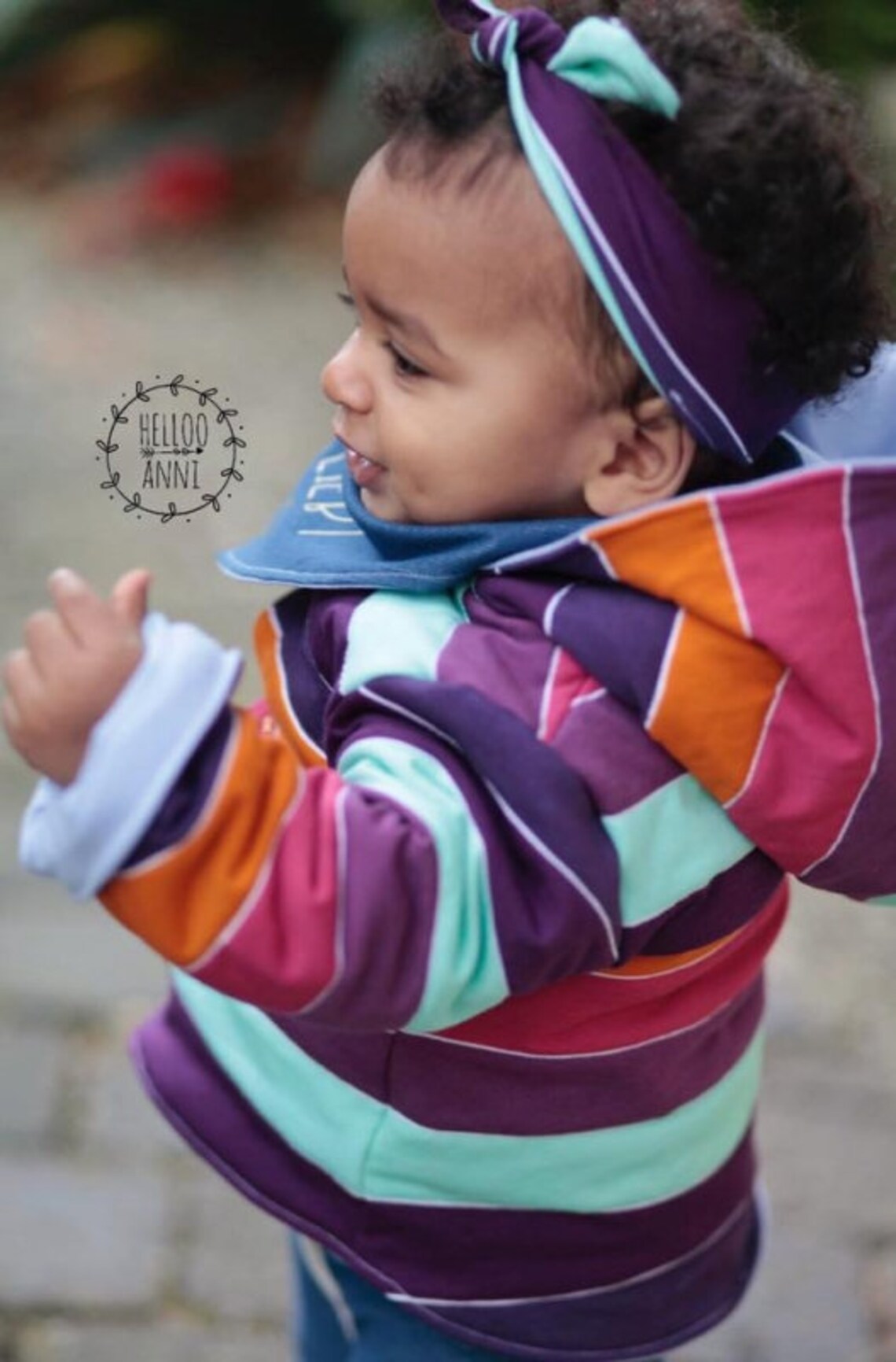 Jersey knit fabric for children boys and girls stripes | Etsy