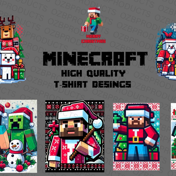 Minecraft svg - Etsy