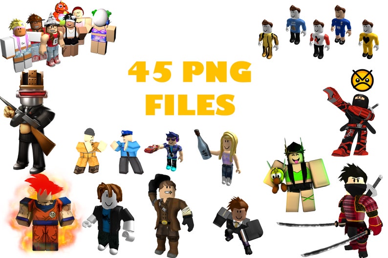 Digital Roblox Design Bundle Icons, PNG Files, and Coloring Pages - Etsy