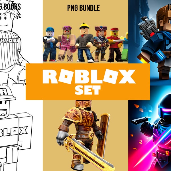 Roblox Bundle Coloring - Etsy