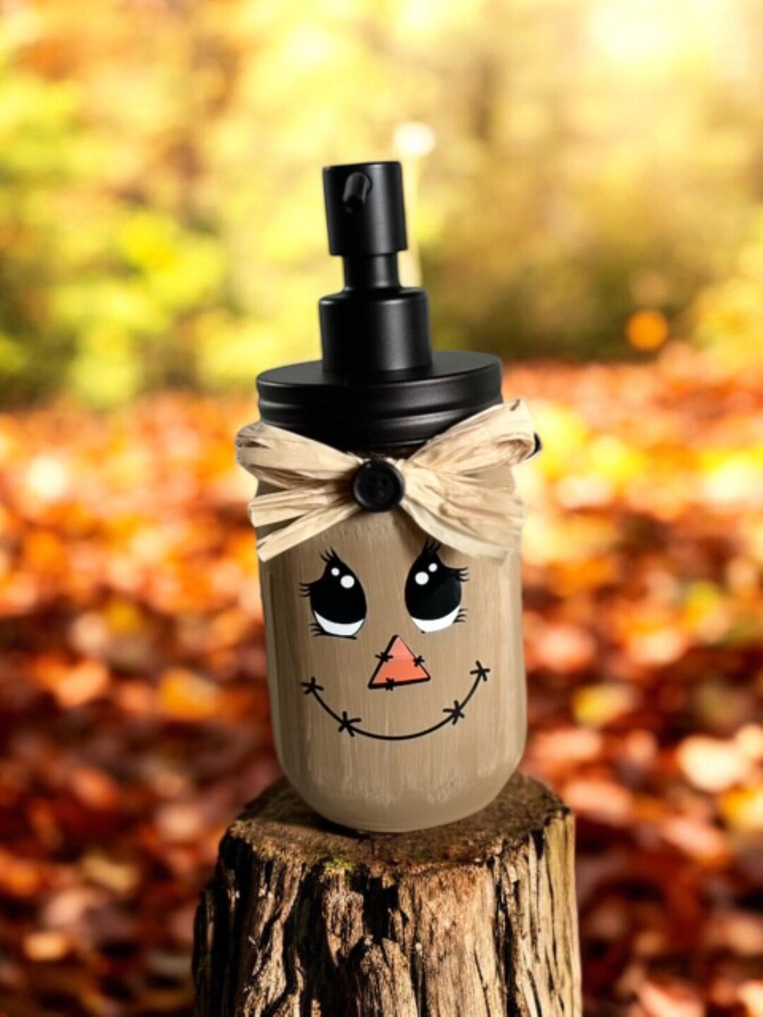 Halloween Soap Dispenser | Fall Soap Dispenser | Mason Jar Soap ...