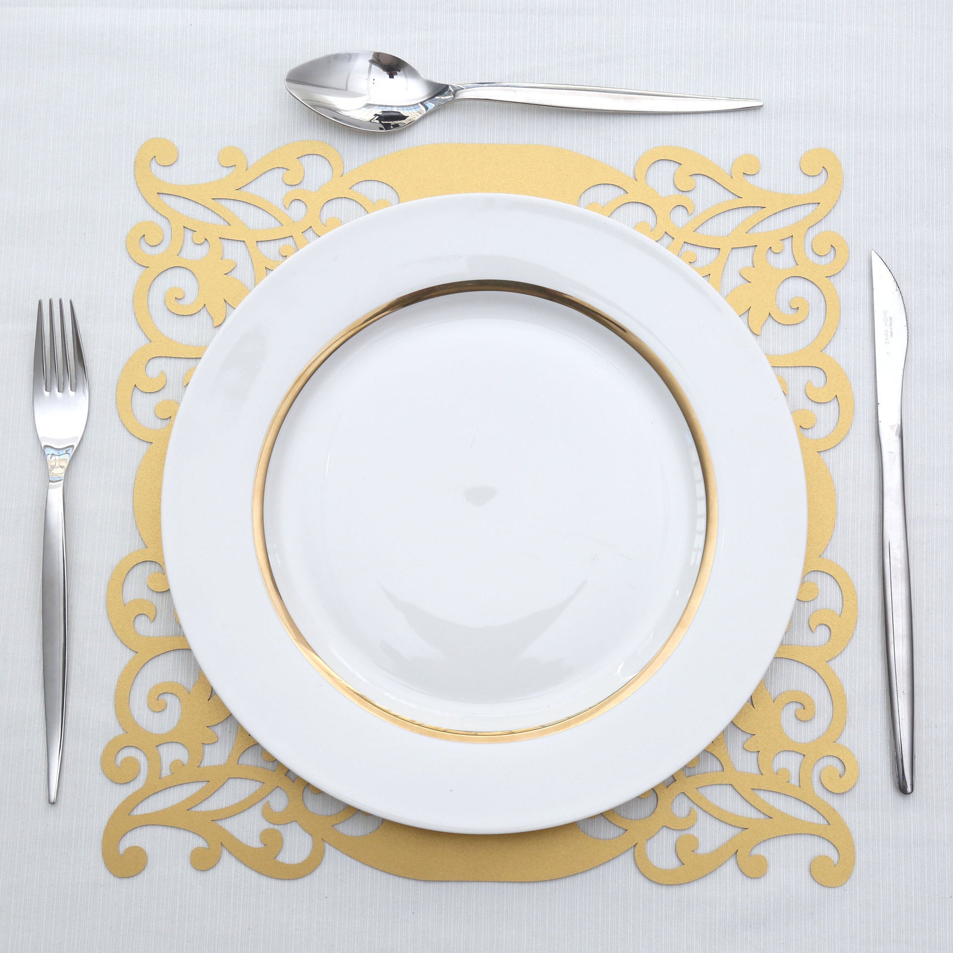 Party Supplies table mats for weddingspartiesdinnersshowers Square ...