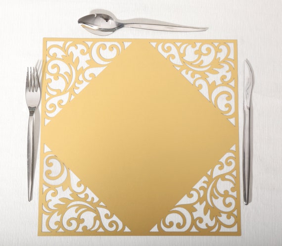 Party Supplies table mats for weddingspartiesdinnersshowers Square ...