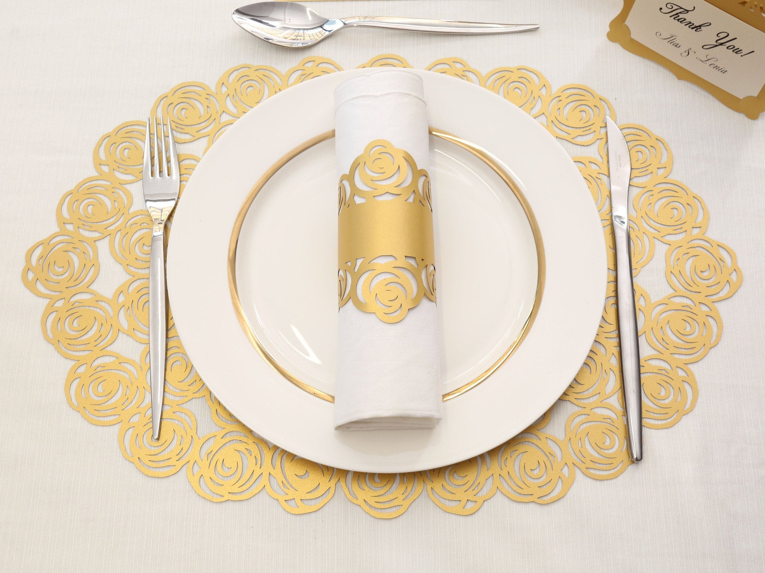 Party Supplies table mats for weddingspartiesdinnersshowers Square ...