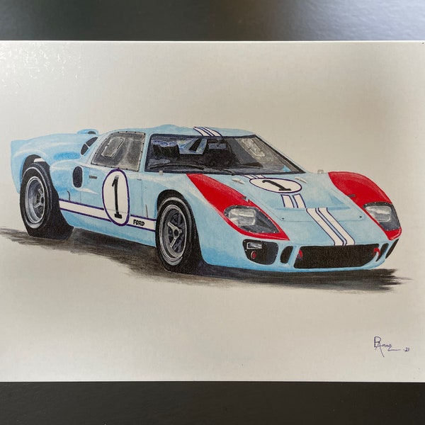 Ford Vs Ferrari Birthday Card - Etsy