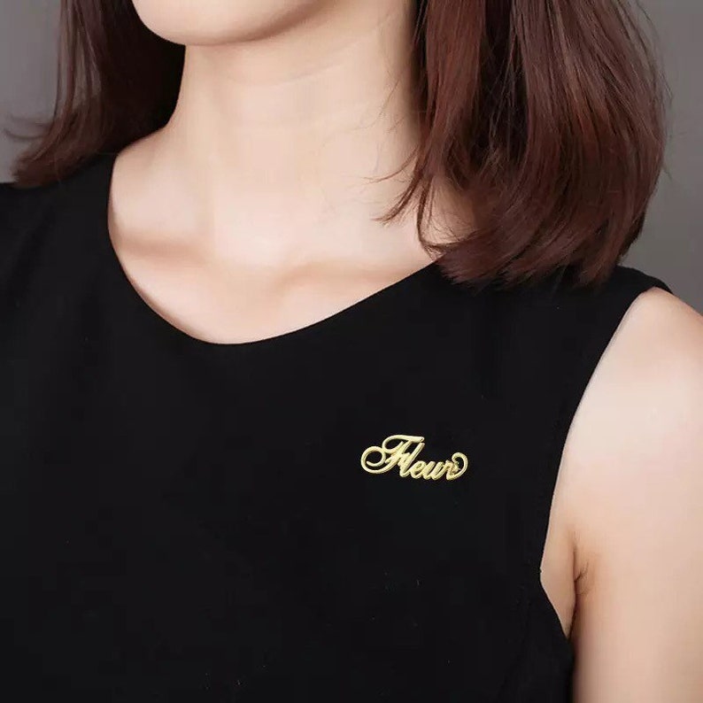 Stainless Steel Customized Personalized Name Initial Signature | Etsy