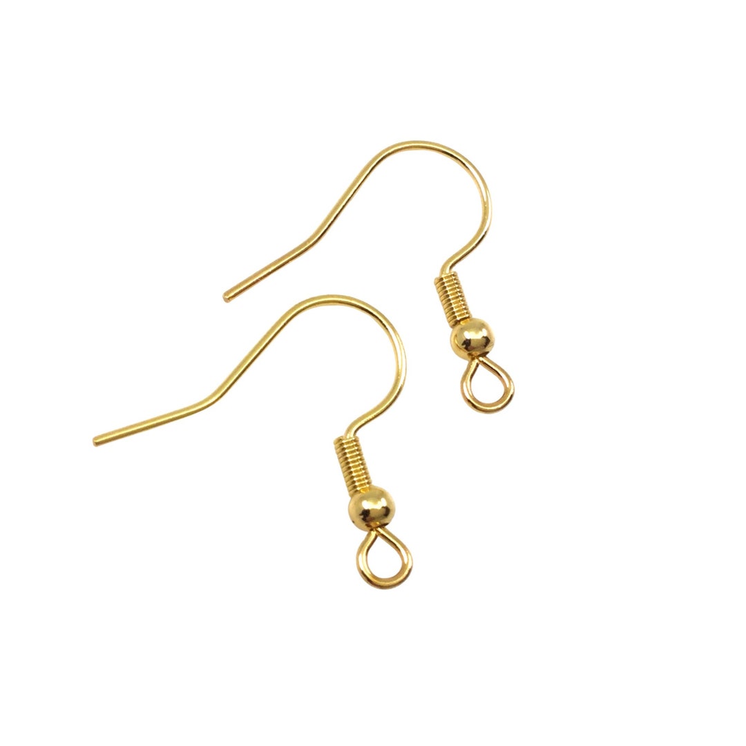 Gold Plated Coil Ball Bead Stainless Steel Surgical 316L Hypo ...
