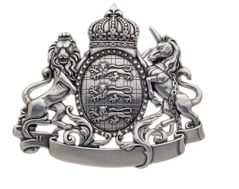 Silver coat of arms | Etsy