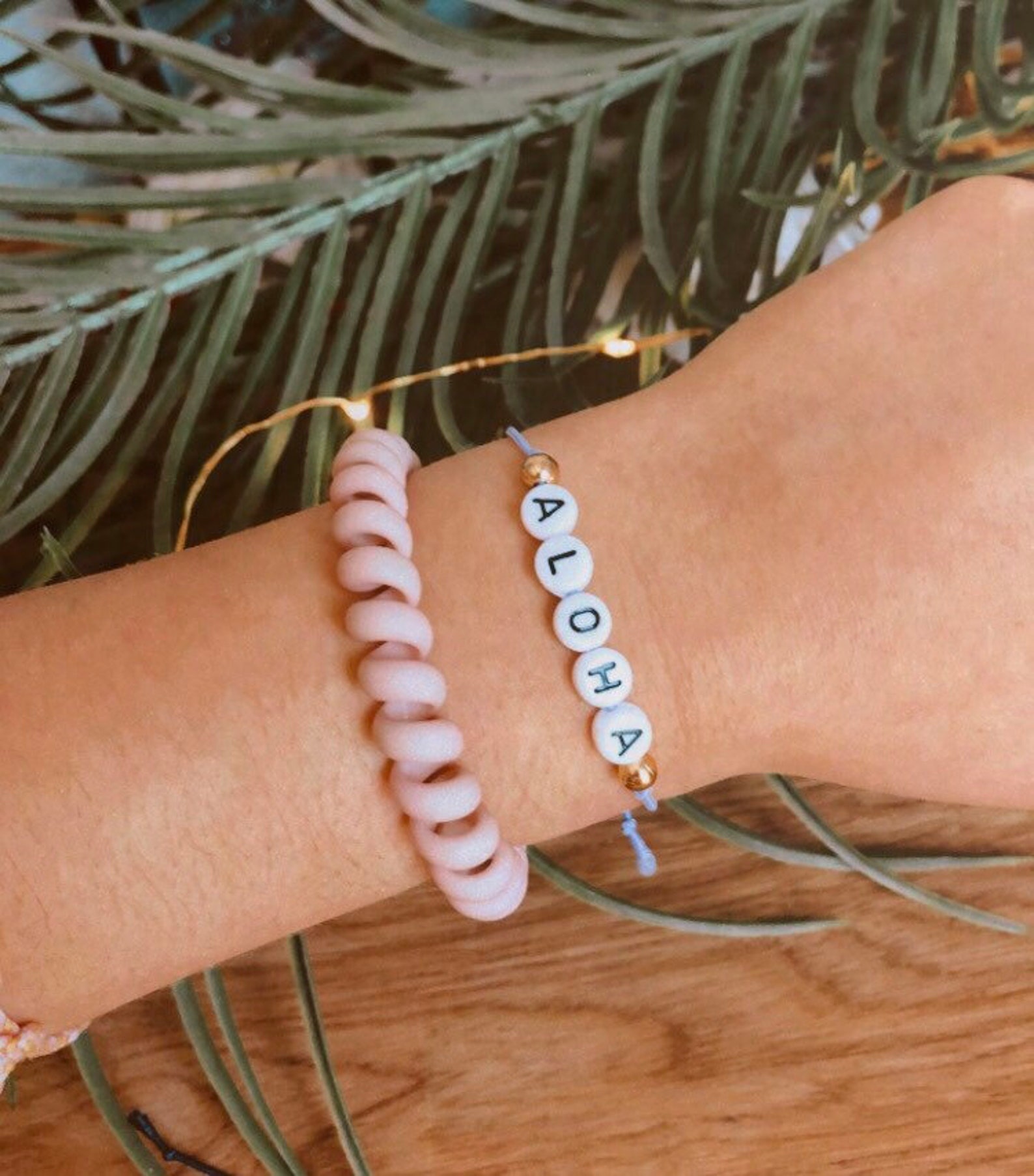 Custom Beaded Letter Name Friendship Bracelet Minimalistic - Etsy