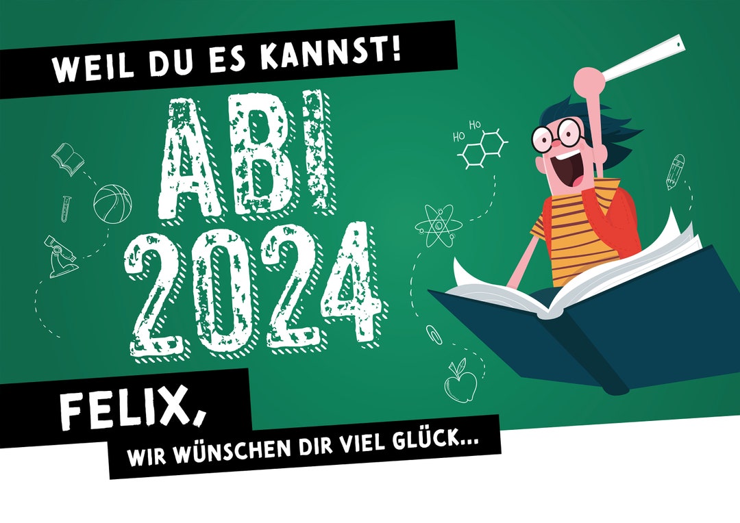 Abi-Banner Abi Banner Schulabschluss Abibanner Abschlussbanner Motiv09 ...