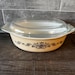 Vintage Pyrex Golden Rose Casserole Dish With Lid 2.5 Qrt 945 Made in ...