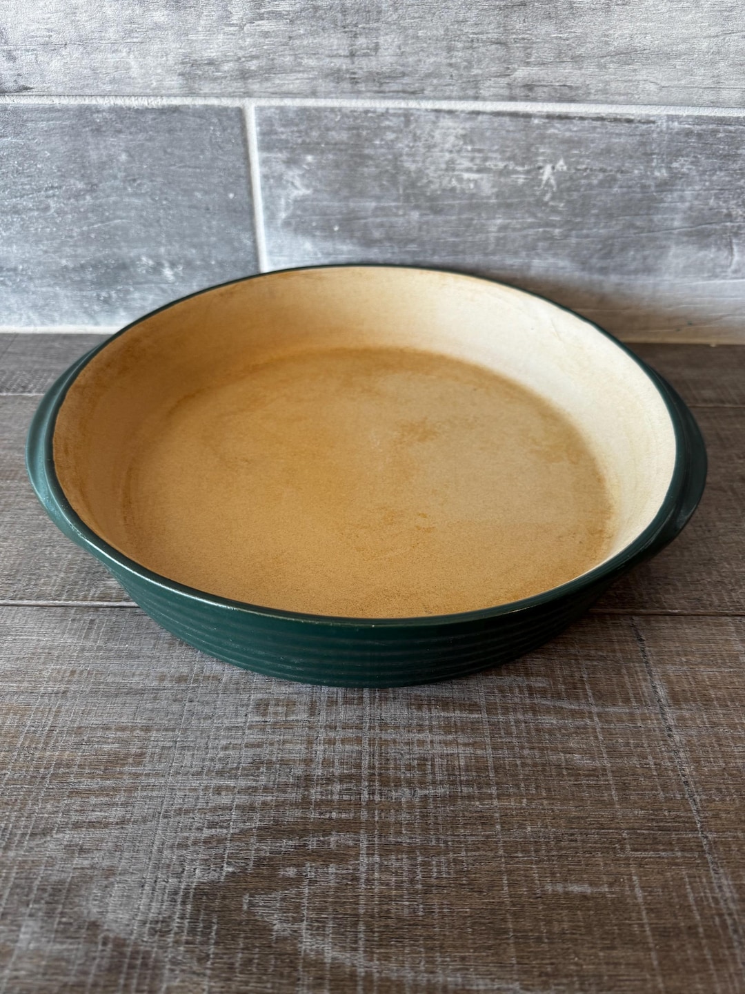 Pampered Chef Family Heritage Stoneware 11” X 2” Deep Dish Pie Pan ...