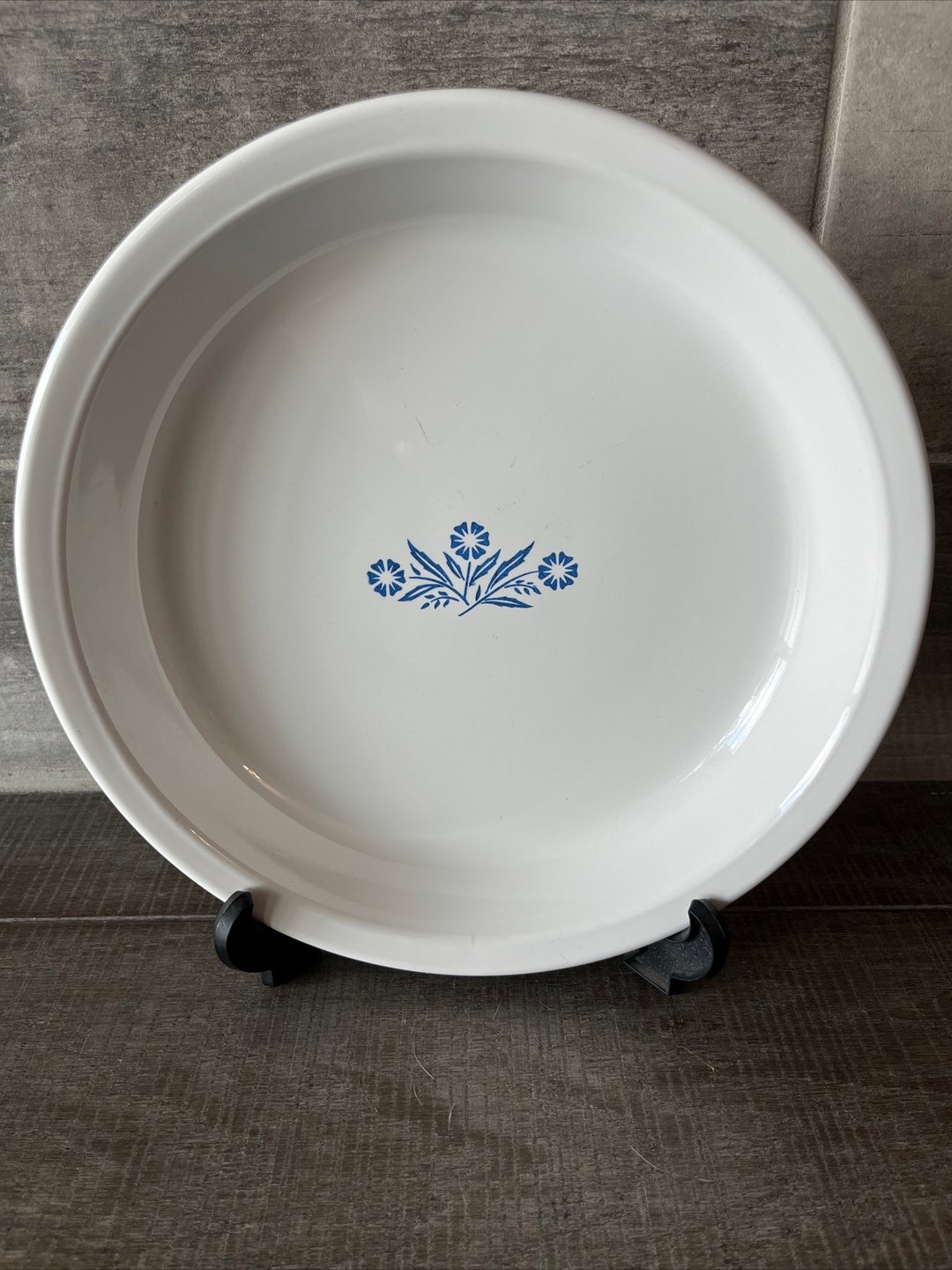 Vintage Pie Plate Corning Ware P-309 ~ 9 Inch Blue Cornflower Made in ...