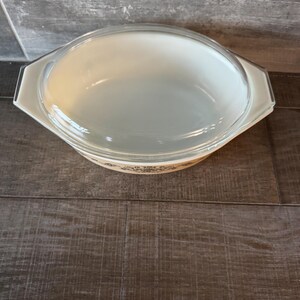 Vintage Pyrex Golden Rose Casserole Dish With Lid 2.5 Qrt 945 Made in ...