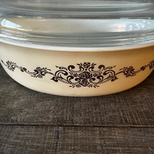 Vintage Pyrex Golden Rose Casserole Dish With Lid 2.5 Qrt 945 Made in ...