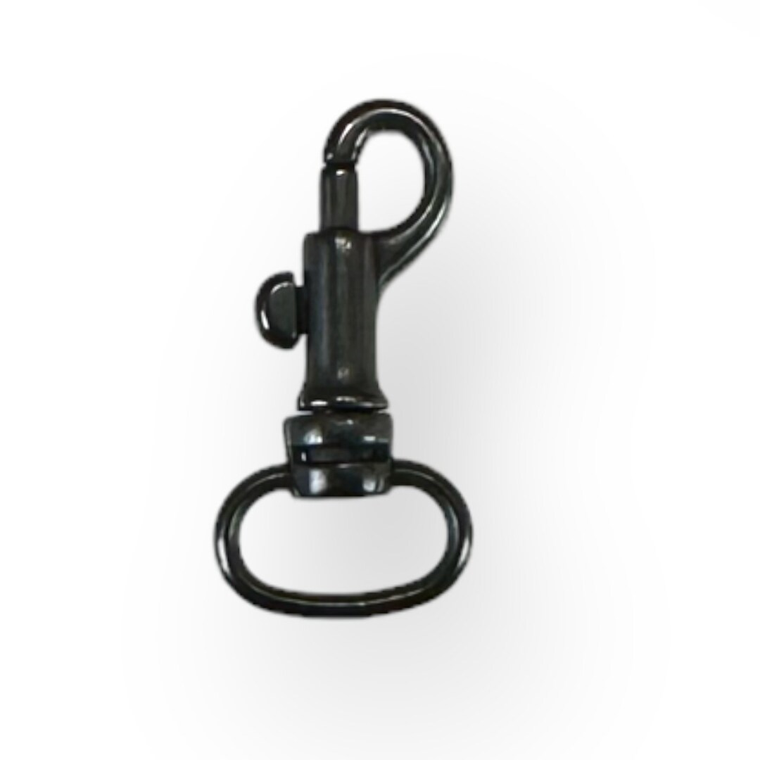 Mini Snap Hook BLACK METAL - Etsy