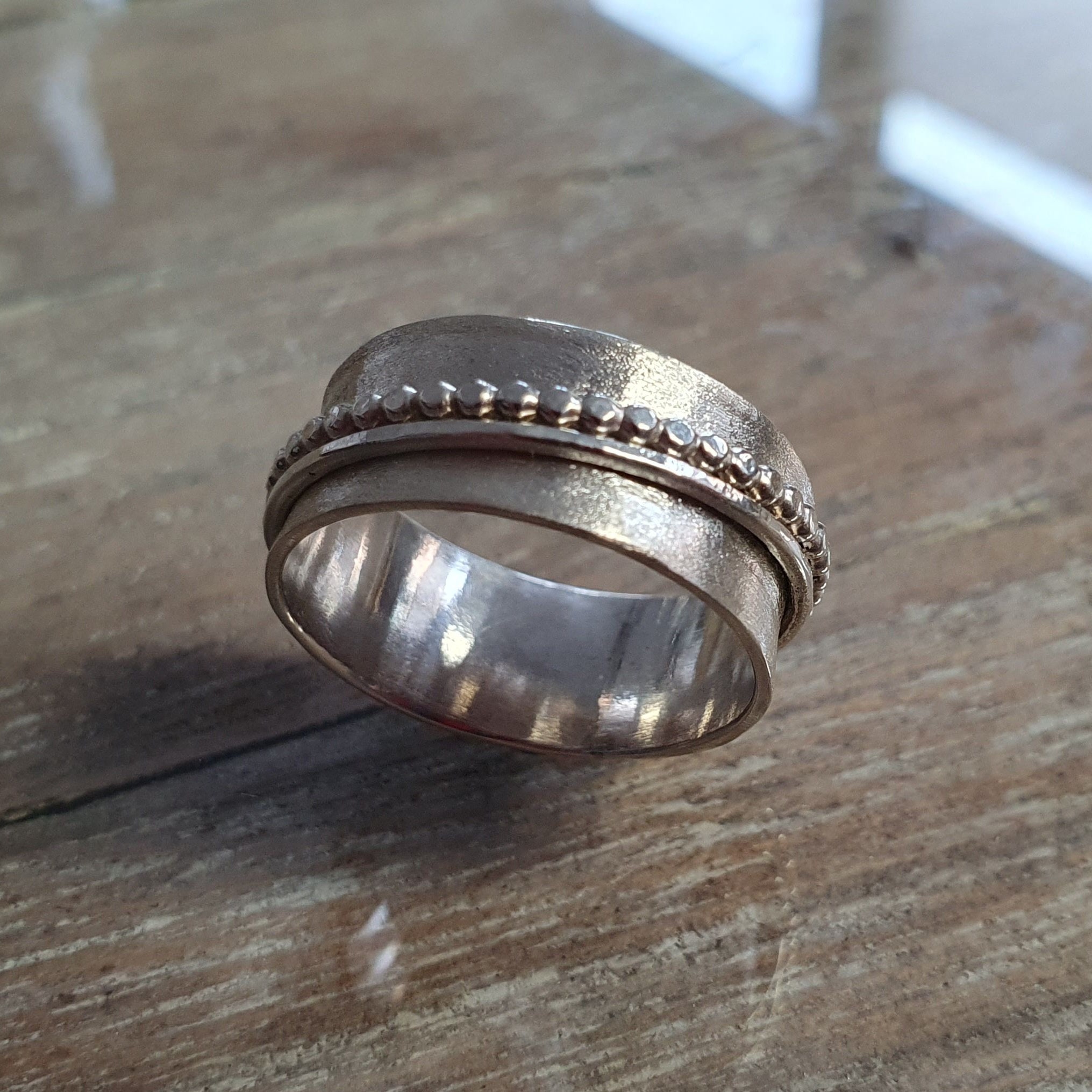 Rotating Ring Game Ring Movable Ring Ring With Wire Silver - Etsy