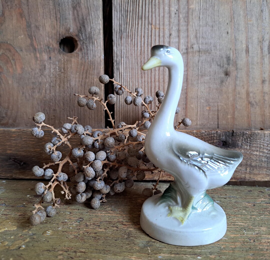RARE! Antique Goose*porcelain Goose*ironstone Goose...farmhouse*farm ...