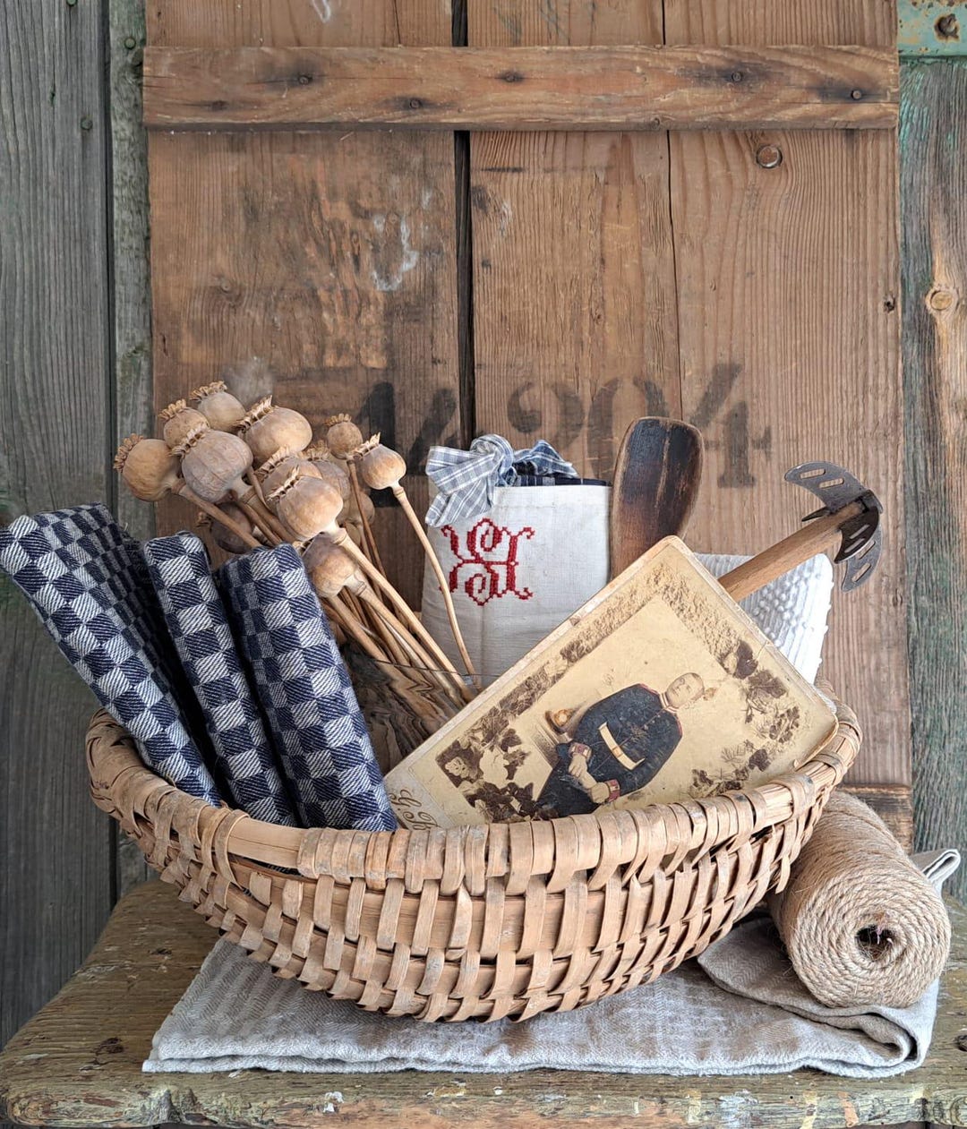 RARE! Antique Bread Basket*fermentation Basket*farmer's Basket ...