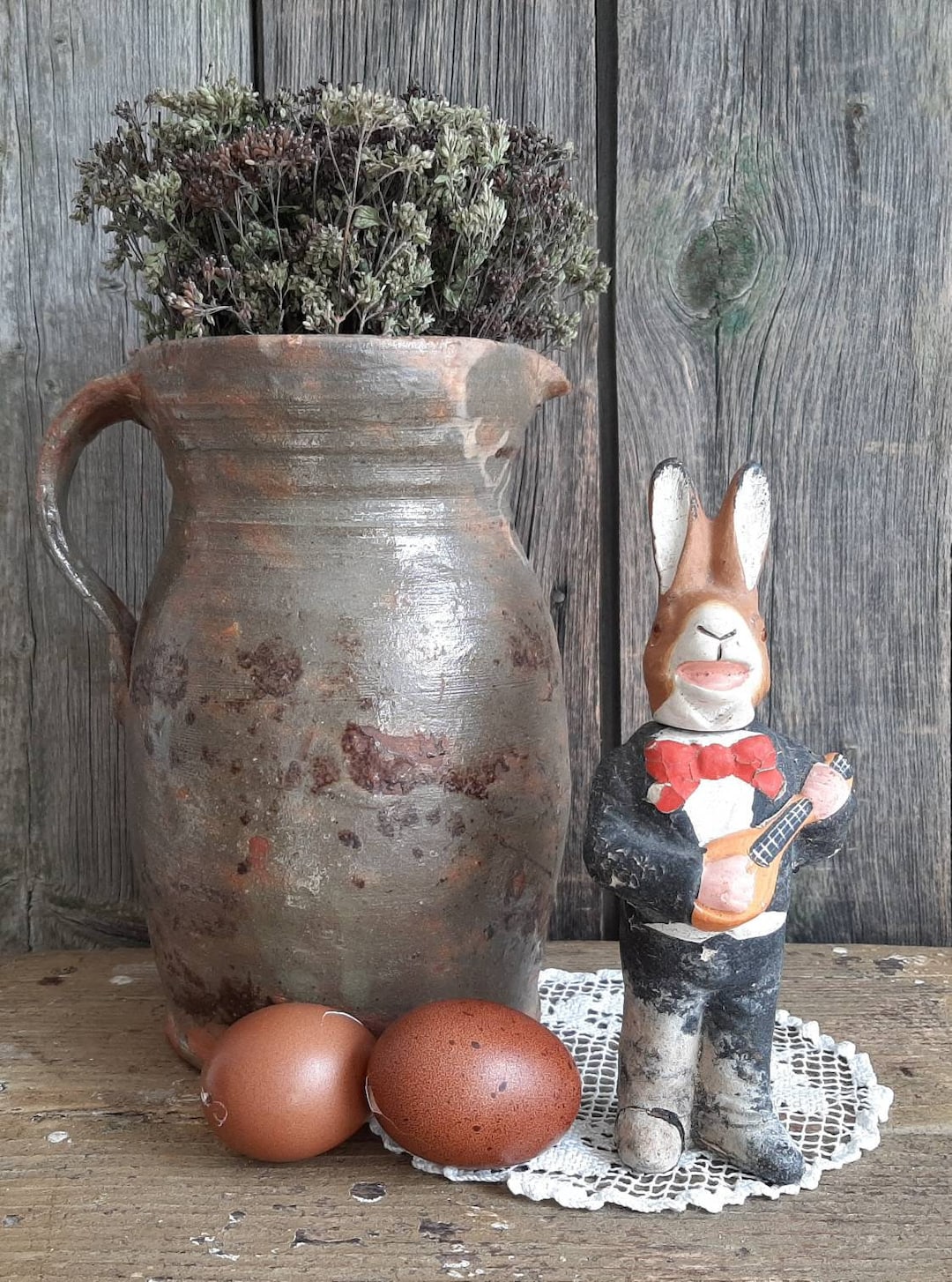 RARE! Antique Easter Bunny*antique Easter Rabbit*antique Easter Bunny ...