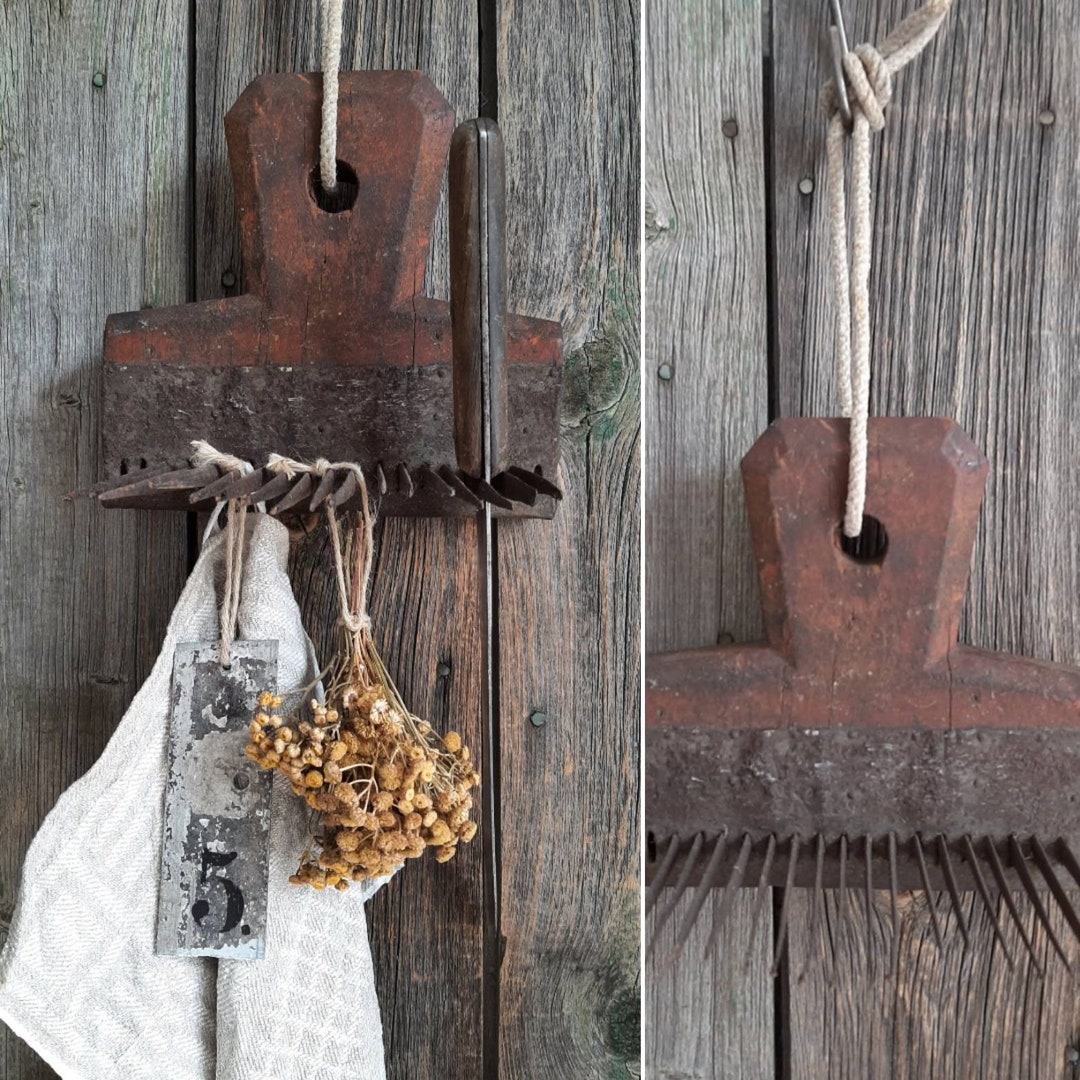 RARE Antique Flax Combflax Hackle...ancient Farmer's Tool for Flax for ...
