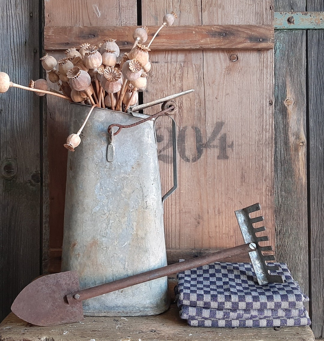 RARE! Antique Rustic Beautiful Garden Tool: Rake*shovel...antique ...