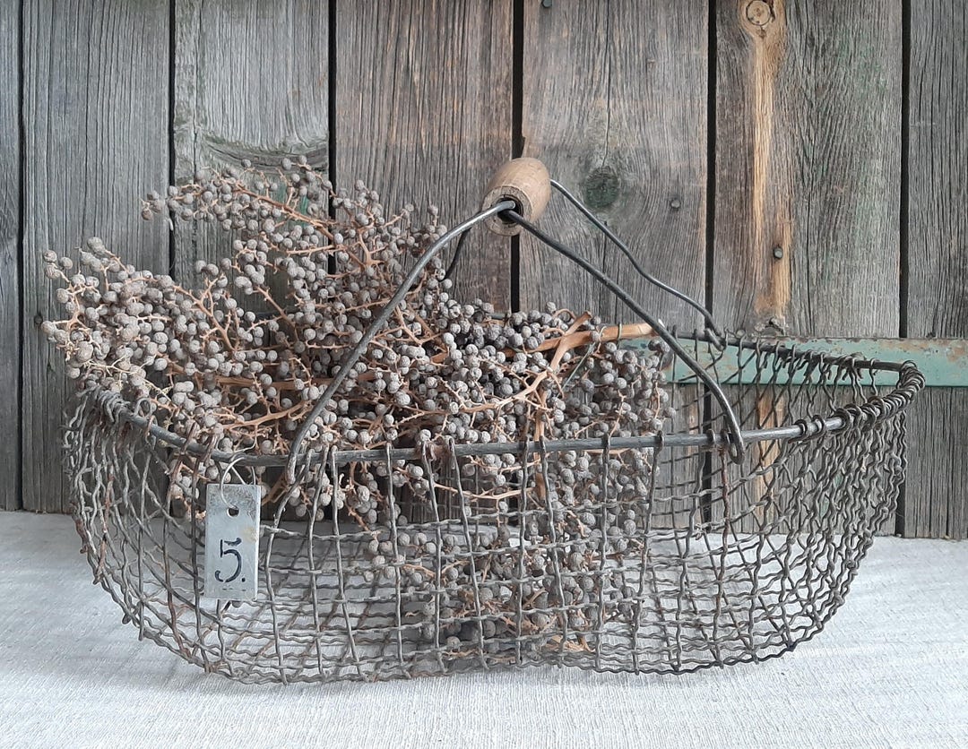 Antique Basket*farmer's Basket*potato Basket*harvest Basket*vegetable ...