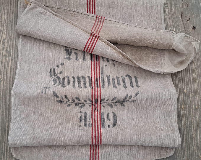 RARE! Antique Handwoven Flour & Grain Sack*grain Sack*farmer's Sack ...