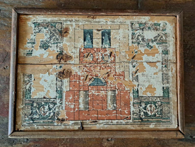 RARE! Antique Richter's Anker Stone Building Set "children's Stone ...